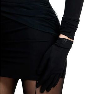 Mugler | Dresses | Mugler X Hm Knotdetail Oneshoulder Dress Size S New ...